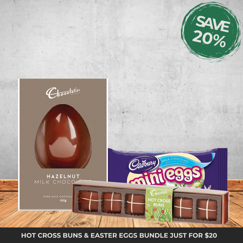 Hot Cross Buns & Easter Eggs Bundle – Healthy Hampers