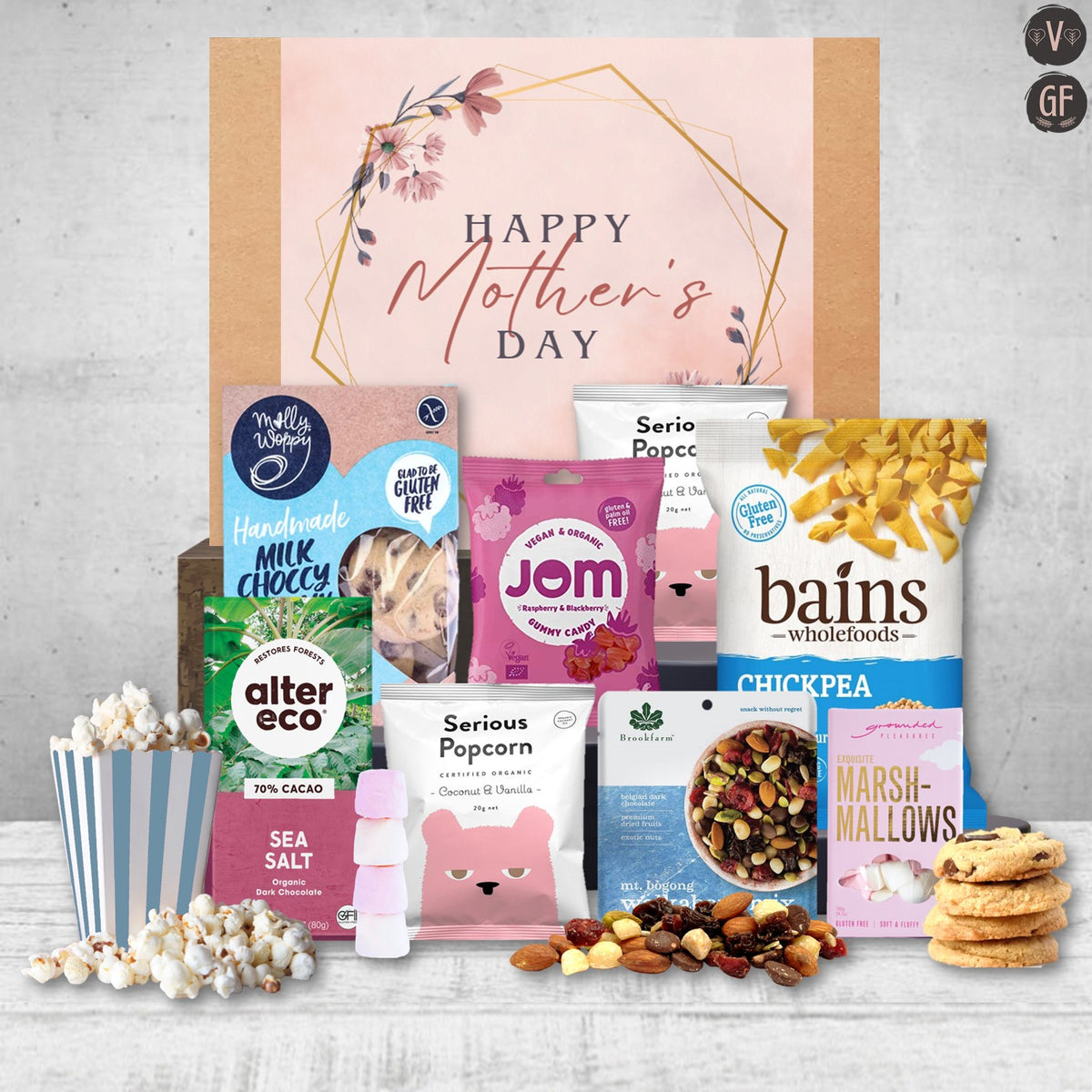 Wholesome Gluten Free Treat Hamper – Healthy Hampers