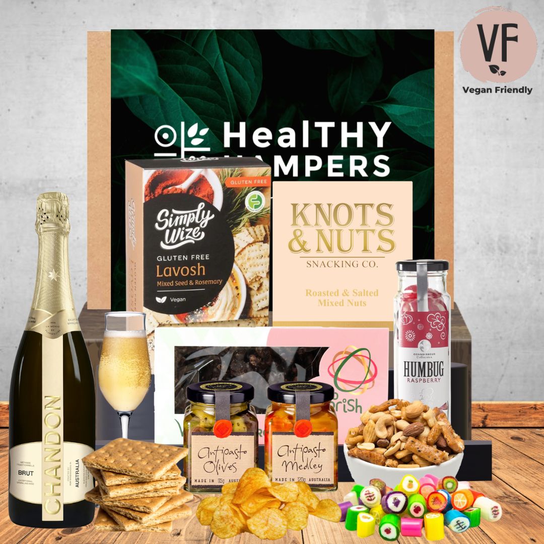 New Year Vegan Sparkling Hamper | Luxurious New Year Gift | Healthy Hampers
