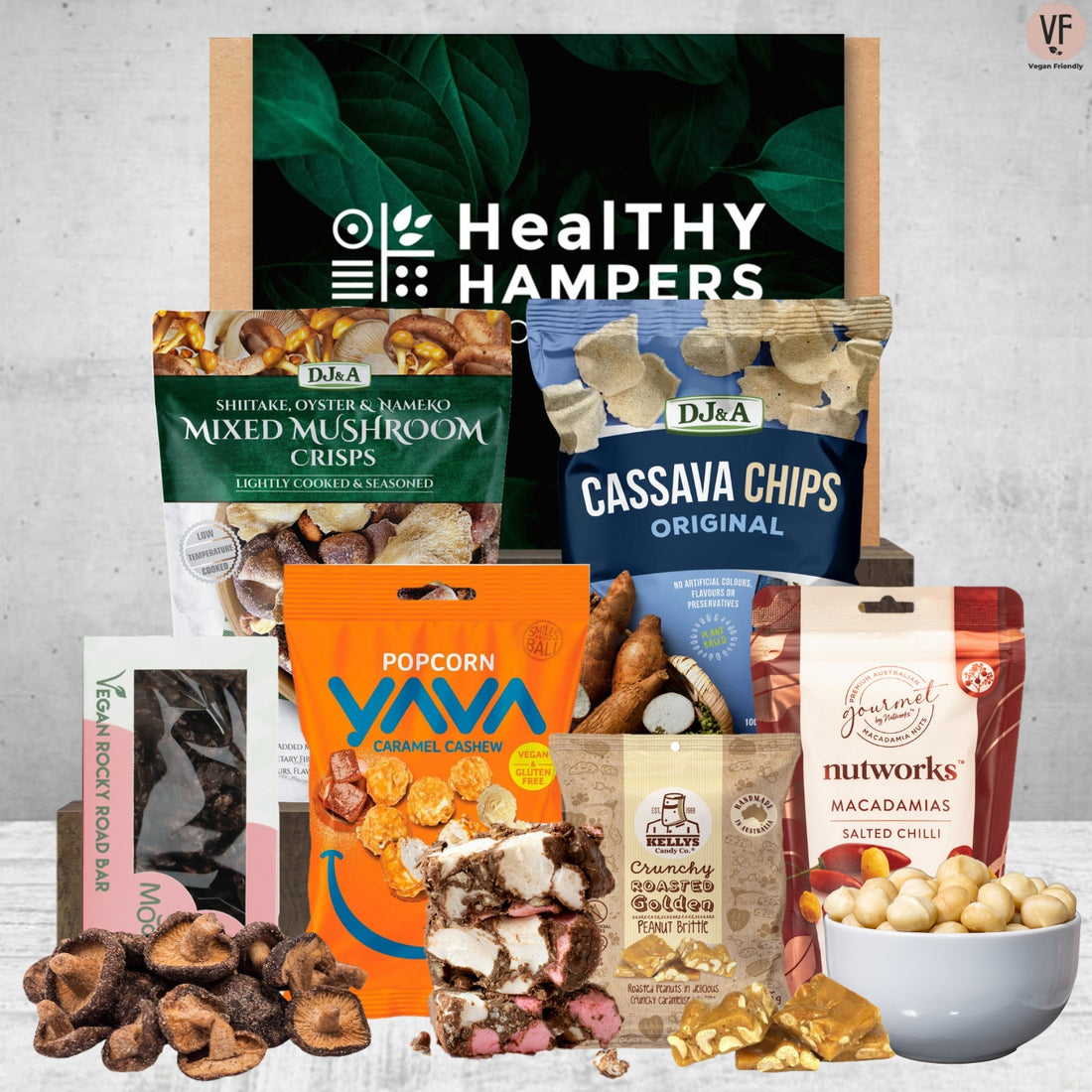 Vegan Indulgent Snack Hamper - Hamper – Healthy Hampers