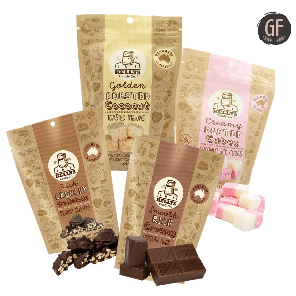 Kelly's Candy Co Large Pouch Varieties (GF) – Healthy Hampers