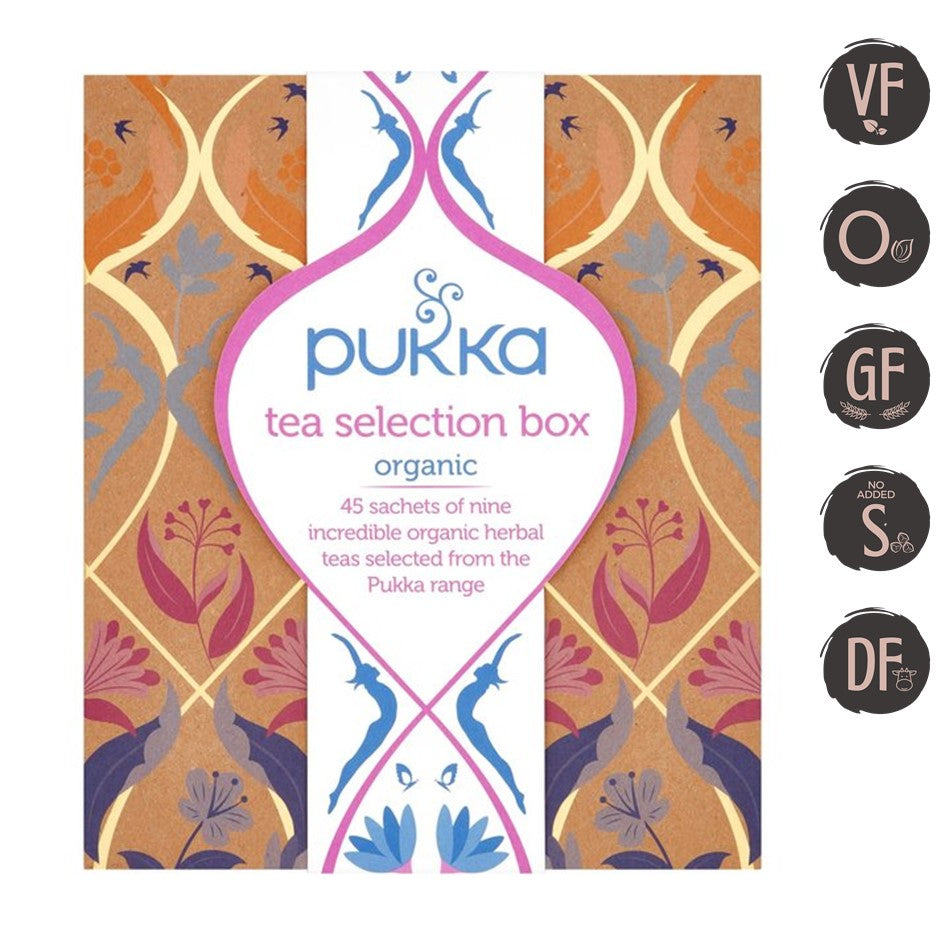 Pukka Organic Tea Selection Box (VF | O | GF | S | DF) – Healthy Hampers
